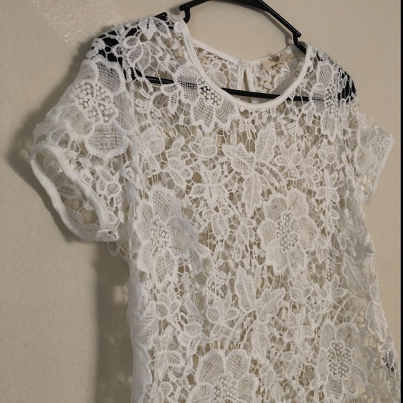 Rebellion | Tops | See Through White Top | Poshmark
